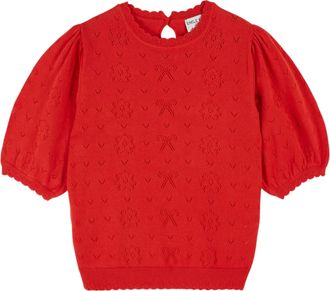 Emile Et Ida Pull Ajour&eacute; Noeud Coton Bio Emile et Ida