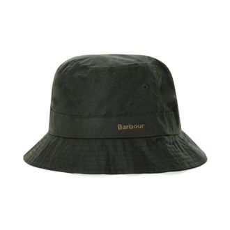Barbour Belsay Wax Bucket Hat - - Accessories - Damen - Gr&uuml;n - S