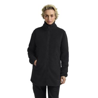 Jack Wolfskin Funktionsmantel JACK WOLFSKIN HIGH CURL COAT W, Damen, Gr. XL, schwarz, Obermaterial: 100% Polyester, M&auml;ntel, W&auml;rmend, winddicht, &Uuml;bergangsjacke, Tops