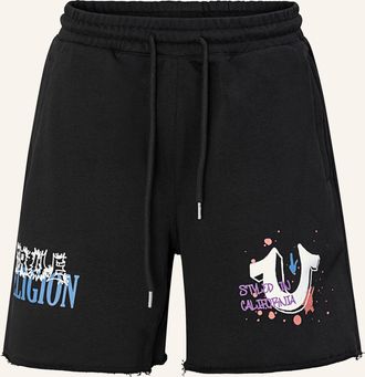 True Religion Shorts Concert Logo schwarz
