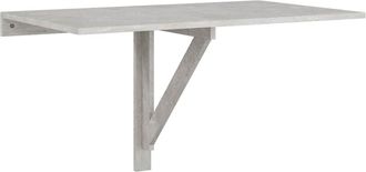 Generic vidaXL Wand Klapptisch Schreibtisch Wandtisch Esstisch K&uuml;chentisch PC Tisch Computertisch Stehtisch Holztisch Betongrau 100x60x56cm Holzwerkstoff