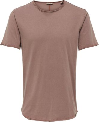 Only & Sons Herren ONSBENNE LONGY Washed SS Tee VD 22034763, Sequoia, XL