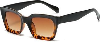 Generic Lunettes de soleil monture carr&eacute;e hommes et femmes conduite f&ecirc;te lunettes de soleil quotidiennes(Brown)