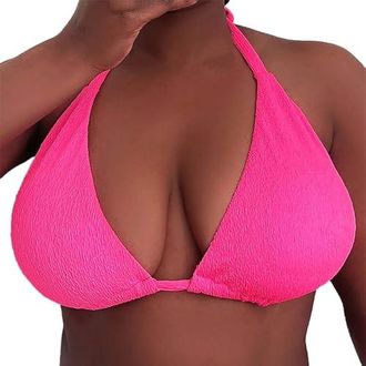 Generic Les sous V&ecirc;tements des Femmes Soutien Gorge Vert Bag Grande Taille Bikini Plage Haut Maillot Bain pour Femme Brassi&egrave;re Forte Poitrine Brassi&egrave;re sans B