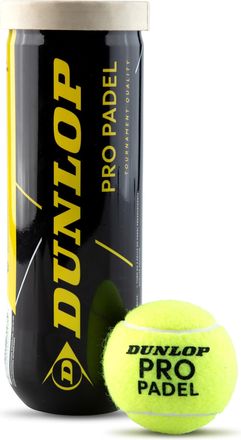 Dunlop Pro Padel - Padel B&auml;lle f&uuml;r Wettk&auml;mpfe und Turniere (1x3er Dose)