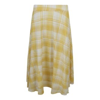 Mii Femme, Jupes, Jaune, Taille: 40 FR Corfu Midi Skirt