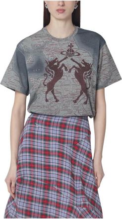 Vivienne Westwood Femme, Tops, Gris, Taille: 36 FR Classic T-Shirt