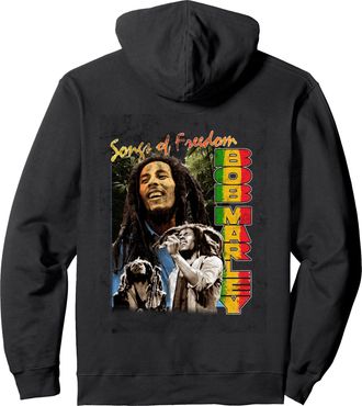 Bob Marley Freedom Vintage Reggae Musik von Rock Off Pullover Hoodie