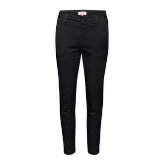 Part Two Femme, Pantalons, Bleu, Taille: 36 FR Pantalon Bleu Graphite Coupe Droite