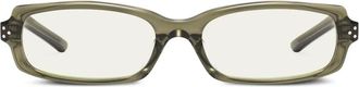 Gentle Monster lunettes de vue rectangulaires Slyk KC1 - Vert