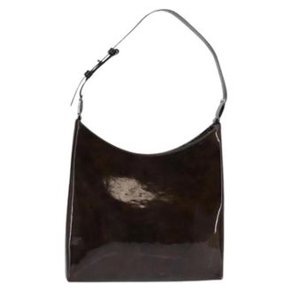 Ferragamo Sac bandouli&egrave;re en toile enduite Pre-owned - Femme - Pre-owned - Brun - Taille: ONE Size