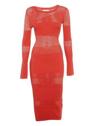 Lovers + Friends Tianna knit patterned maxi dress - Orange