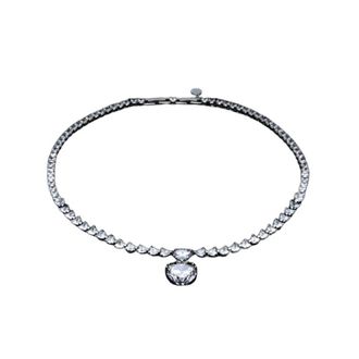 Chiara Ferragni Donna - J19Avg06 - Halskette Anh&auml;nger Herz Unendliche Liebe - - Accessories - Damen - Grau - ONE SIZE
