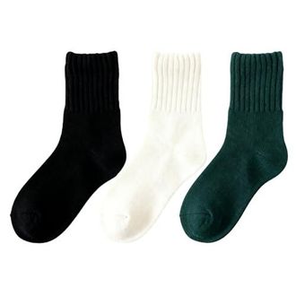 Generic Lot de 3 paires de chaussettes thermiques &eacute;paisses pour femmes, chaussettes &eacute;paisses et rembourr&eacute;es pour bottes thermiques pour bottes pour cadeaux dh