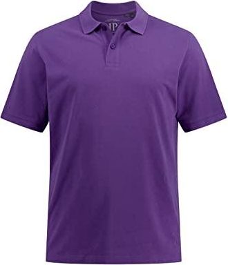 JP1880 Hommes Grandes Tailles L-8XL Jusquau 8XL - Polo en Maille de Coton piqu&eacute;. Patte de Boutonnage et col Chemise, Prune 6XL 702560837-6XL