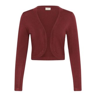 Kaffe Astrid Bolero - - Knitwear - Damen - Rot - S