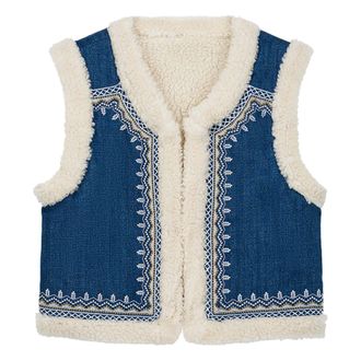 Louise Misha Veste Sans Manches R&eacute;versible Figara Denim - Collection Femme Louise Misha