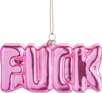 Butlers Weihnachtskugel Fuck Hang ON | Christbaumkugel Glas, Weihnachtsbaumschmuck lustig, kreative Baumschmuck für Weihnachten, Weihnachtsdeko für Girlande &