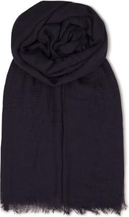 Malito more than fashion malito - &eacute;charpe de mode pour femme en viscose - foulard l&eacute;ger uni - &eacute;charpe fine - douce et respirante S604, bleu fonc&eacute;, 180 x 90