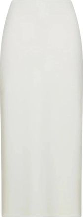 Seventy Femme, Jupes, Beige, Taille: 40 FR Long Wool Skirt