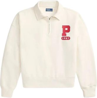 Polo Ralph Lauren Damen, Sweatshirts & Hoodies, Wei&szlig;, SGr&ouml;&szlig;e