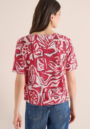 Cecil T-Shirt mit All-Over Print