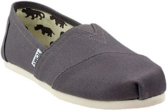 Toms Alpargata Cotton Canvas Mens Ash Espadrilles-UK 8 / EU 42