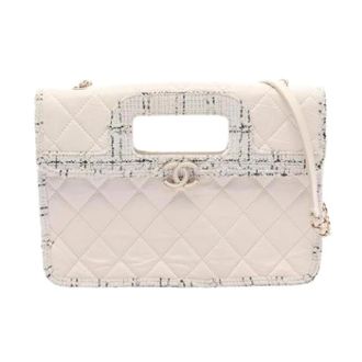Chanel Pre-owned Vintage Handtasche - - Pre-owned - Damen - Wei&szlig; - ONE SIZE