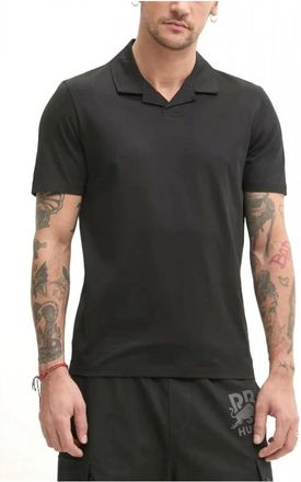 HUGO BOSS Homme, Tops, Noir, Taille: M Polo Slim-fit &agrave; col Johnny