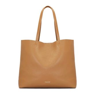 Kazar Gro&szlig;e hellbraune Schultertasche - - Bags - Damen - Braun - ONE SIZE