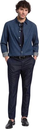 Dondup Homme, Pantalons, Bleu, Taille: W34 Joe Carrot Chino Pantalons