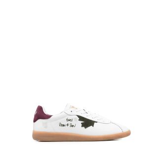 Dsquared2 Dsquared2 Rebel Maple-leaf Leather Sneakers