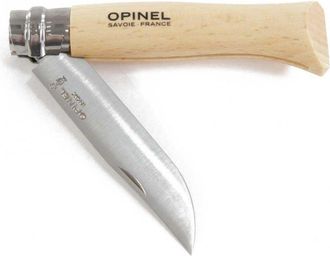 Opinel Opinel Messer Nr. 9, Edelstahl, Griff aus lackiertem Buchenholz, Auberge, Opinel Nr. 9, Edelstahl, Griff aus lackiertem Buchenholz, Auberge