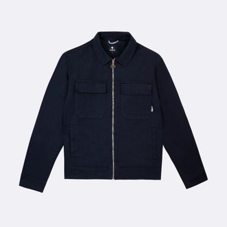 Faguo Blouson coton bleu - BONDY
