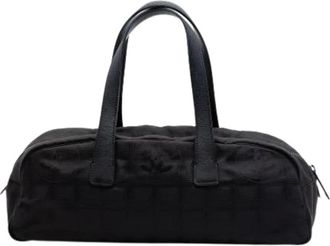 Chanel Sac &agrave; main en nylon Pre-owned - Femme - Pre-owned - Noir - Taille: ONE Size