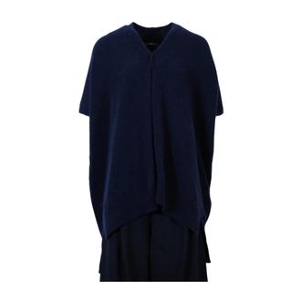 High Prudence Cape - - Knitwear - Damen - Blau - XS