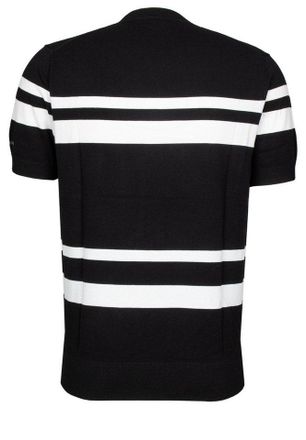 Karl Lagerfeld T-Shirt mit kontrastierenden Streifen (1-tlg)