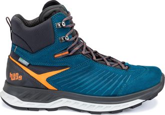 Hanwag M Blueridge Es Blau - Multifunktionaler Leichter Herren Wanderstiefel, Gr&ouml;&szlig;e EU 41.5 - Farbe Seablue - Orange