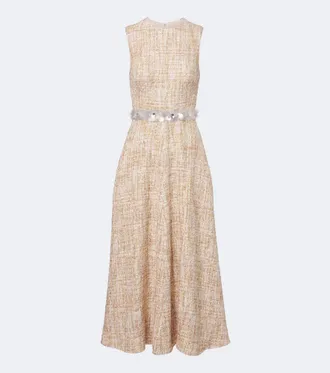 SAFiYAA Robe midi Maisie &agrave; ornements