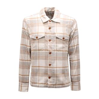 Eleventy Flanellhemd - - Shirts - Herren - Beige - M