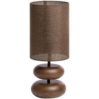 Light & Living Light&living - lampe de table - Danialo - beige marron - coton