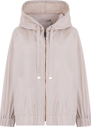 Max Mara Femme, Vestes, Beige, Taille: 36 FR Veste Courte en Taffetas