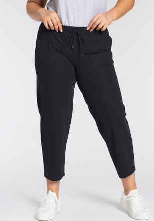KjBrand Schlupfhose KJBRAND 7/8 Babsie Jogg Sensitiv, Damen, Gr. 52, N-Gr, schwarz, Web, Obermaterial: 72% Polyamid, 28% Elasthan, 7/8-L&auml;nge, Hosen Schlupfhos