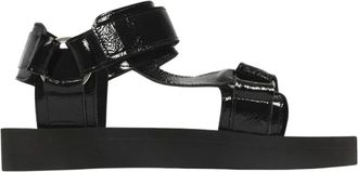 L37 Flache Sandalen - - Shoes - Damen - Schwarzk - 36 EU