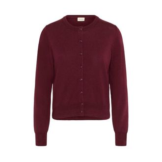 Part Two Klassischer Cardigan Pullover - - Knitwear - Damen - Rot - L