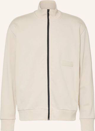 HUGO BOSS Sweatjacke Collar beige