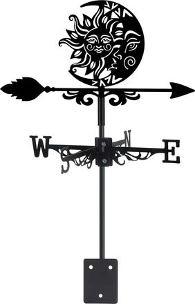 Generic Wetterfahne Aus Metall, Windanzeiger, Windmessger&auml;T f&uuml;R Den Au&szlig;Enbereich, Bauernhaus, Scheune, Schuppen, Terrasse, Garten(E)