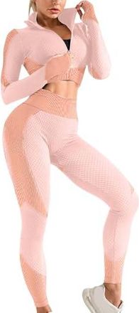 Generic V&ecirc;tement de Sport Femme 3 Pi&egrave;ces Surv&ecirc;tements Dentra&icirc;nement Ensembles Soutien-Gorge Sport Legging De Yoga Sportswear Fitness Ensembles Dentra&icirc;nement T