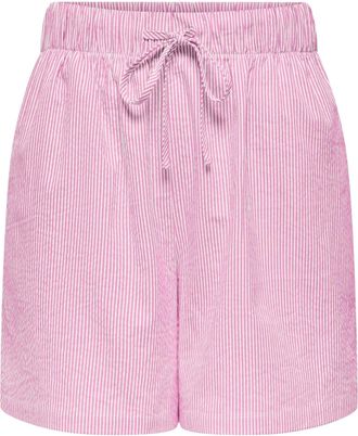 Only Damen Onlaugusta WVN Fashion Forward Shorts Mit Lockerer Passform, Bonbon, XX-Small