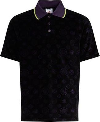 Casablanca Polo en velours monogramm&eacute;